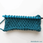 Tunisian crochet tutorial - Tunisian full stitch - KnitterKnotter