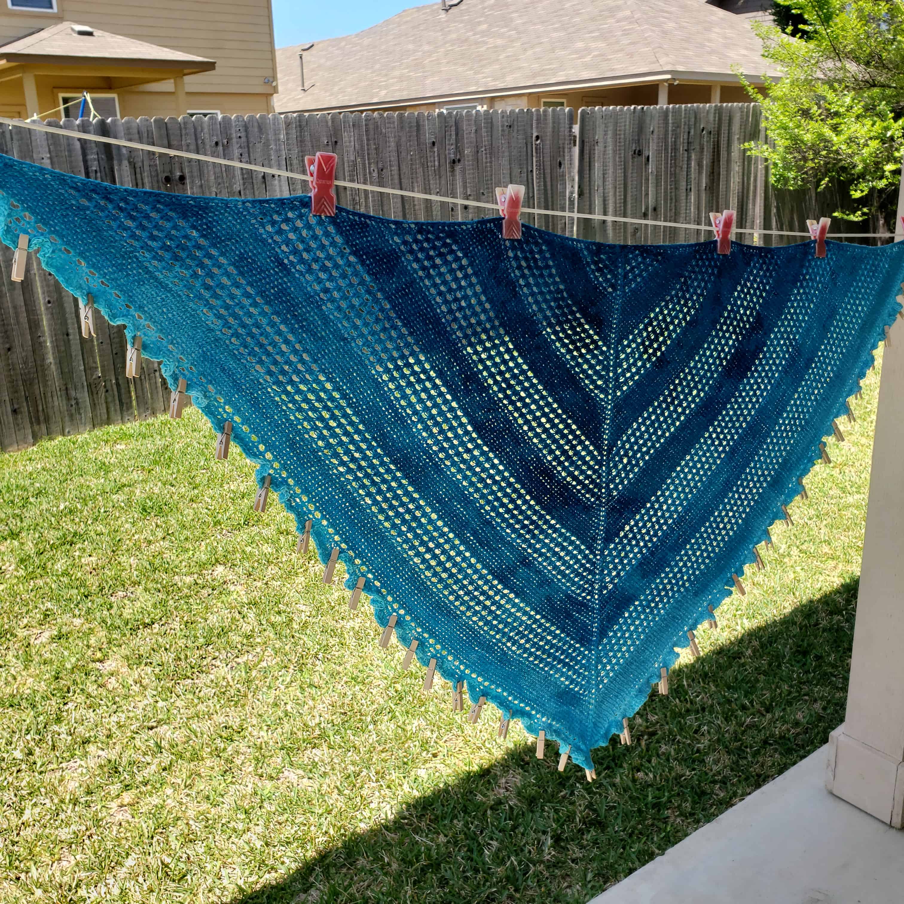 Blocking crochet projects - KnitterKnotter