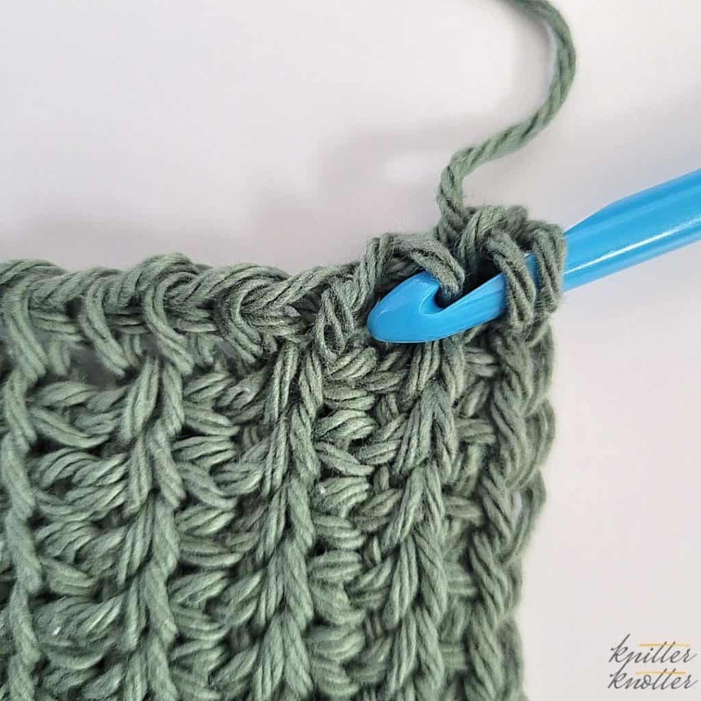 Tunisian Crochet Tutorial - Twisted Simple Stitch (2 Ways) - KnitterKnotter