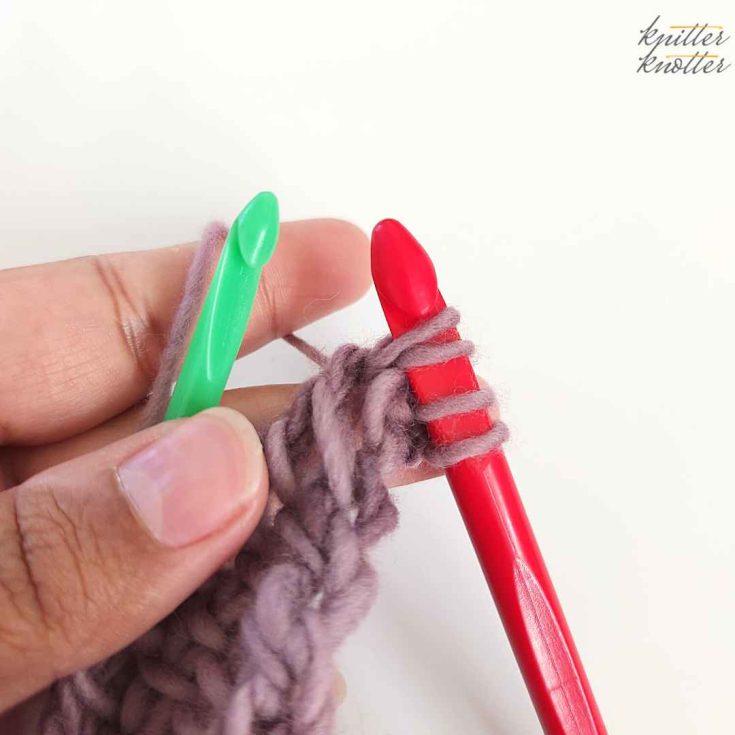 How to crochet an I-Cord Border - Photo and Video Tutorial - KnitterKnotter