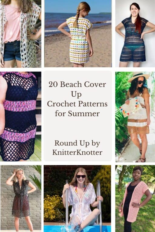 20 Beach Cover Up Crochet Patterns for Summer! - KnitterKnotter