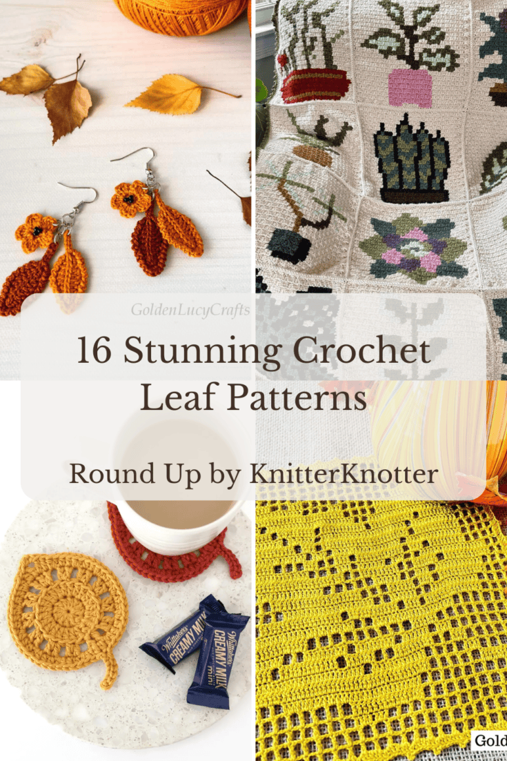 16 Crochet Leaf Patterns: How to Create Stunning Leaves - KnitterKnotter