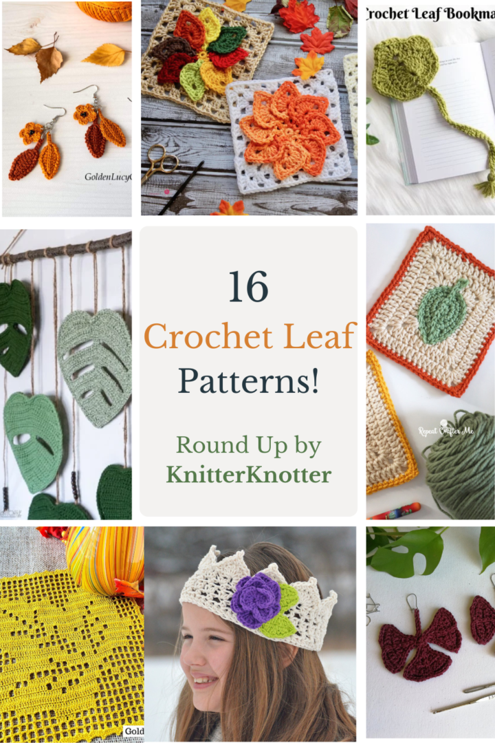 16 Crochet Leaf Patterns: How to Create Stunning Leaves - KnitterKnotter
