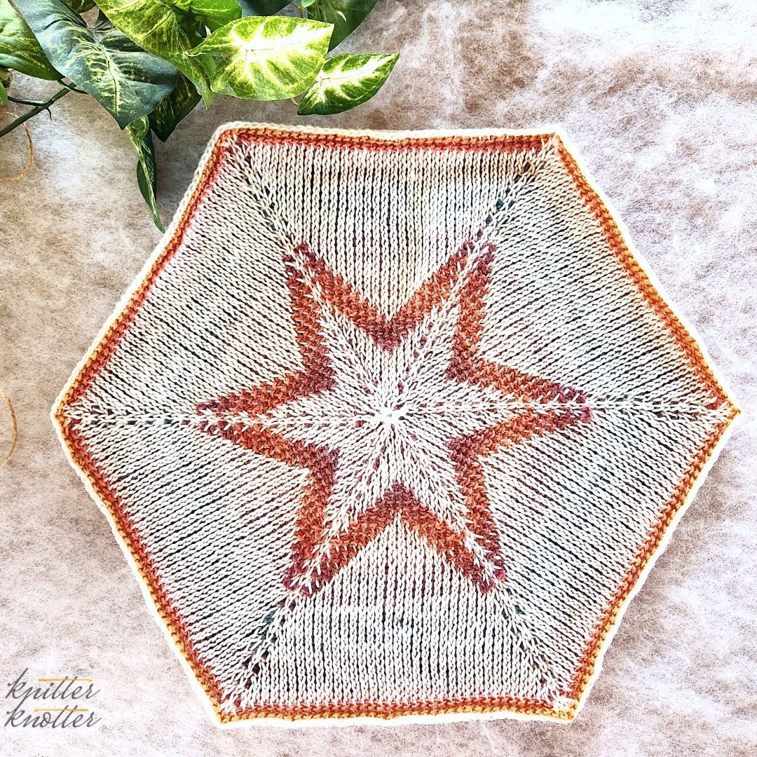 Tunisian Blanket CAL 2024 – Extension Pack Hexagon #1 - KnitterKnotter