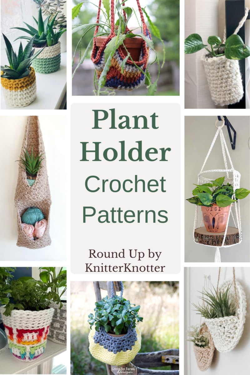 24 Creative Crochet Plant Holders: Free Patterns & Tips - KnitterKnotter