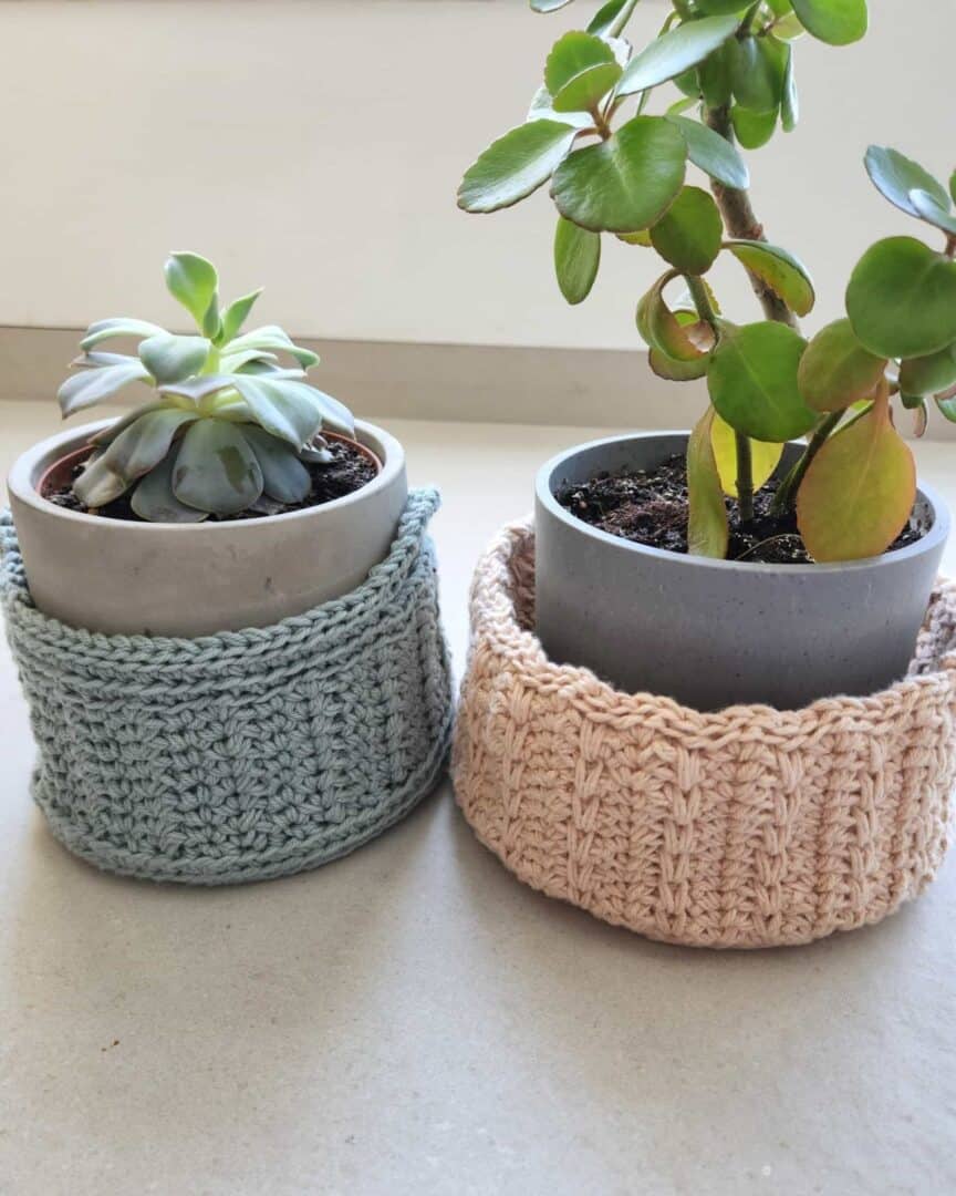 24 Creative Crochet Plant Holders: Free Patterns & Tips - KnitterKnotter