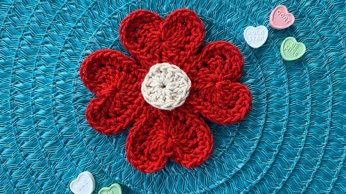 How to Crochet Easy Flowers for Beginners! - KnitterKnotter