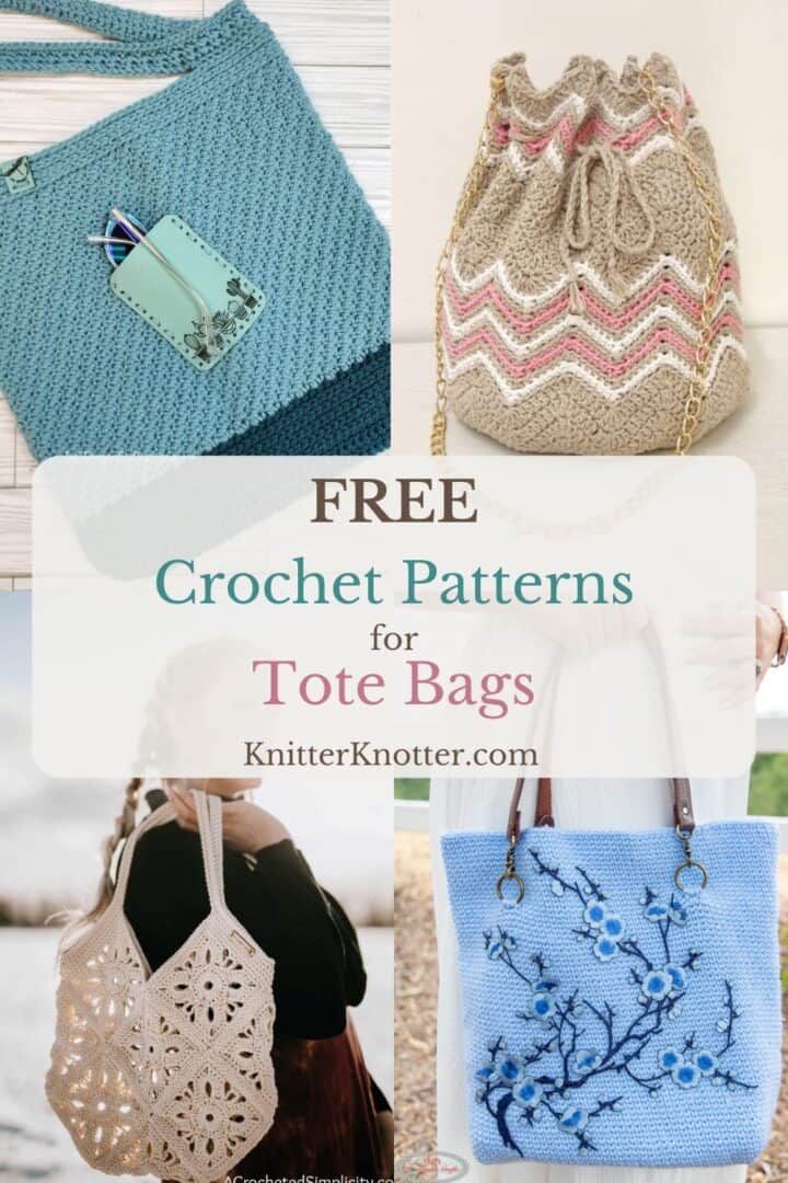 Crochet a Tote Bag! 21 Free Crochet Bags Patterns to Choose From ...