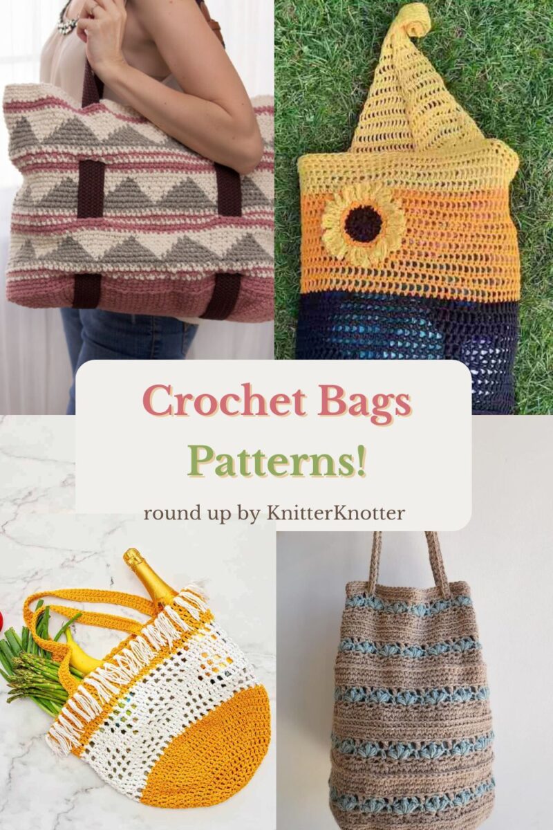 Crochet a Tote Bag! 21 Free Crochet Bags Patterns to Choose From ...