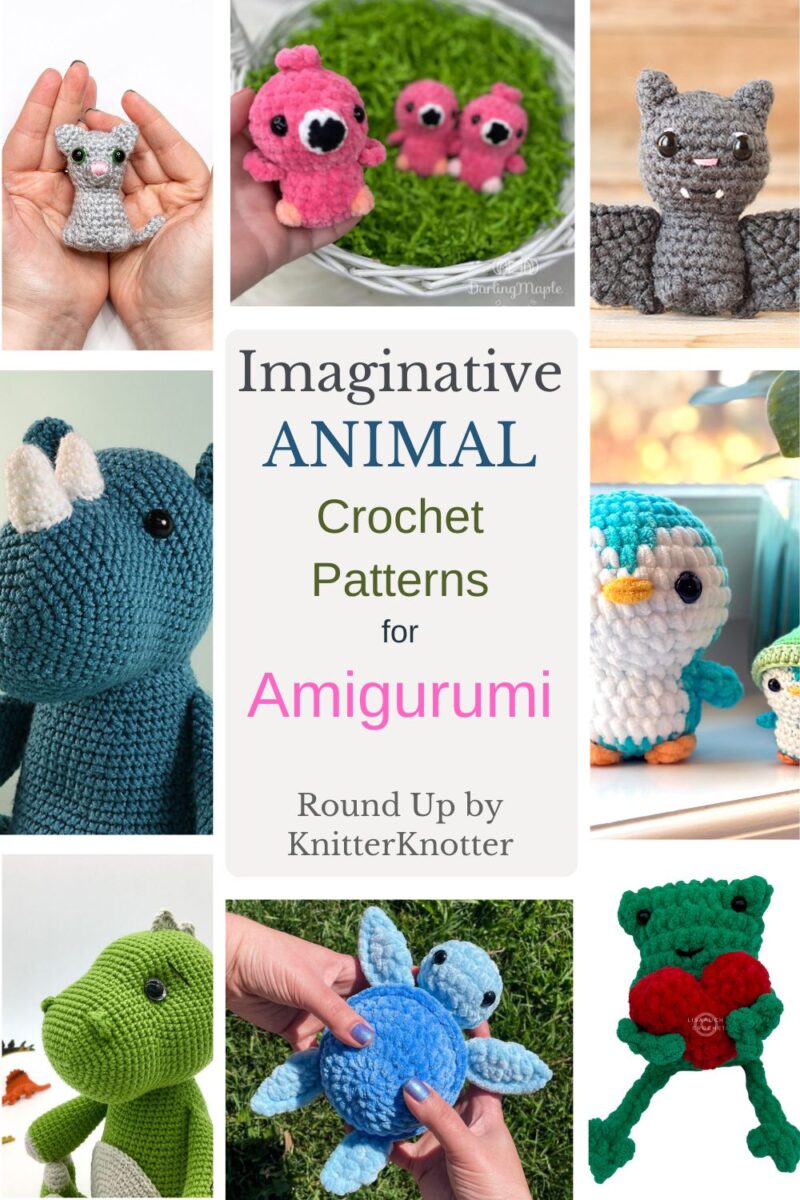 25 Crochet Animal Patterns: Stuffed Animal Amigurumi! - KnitterKnotter