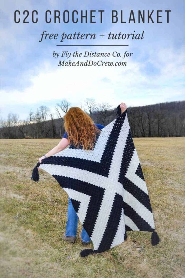 25 Free & Premium C2C Crochet Blanket Patterns - KnitterKnotter