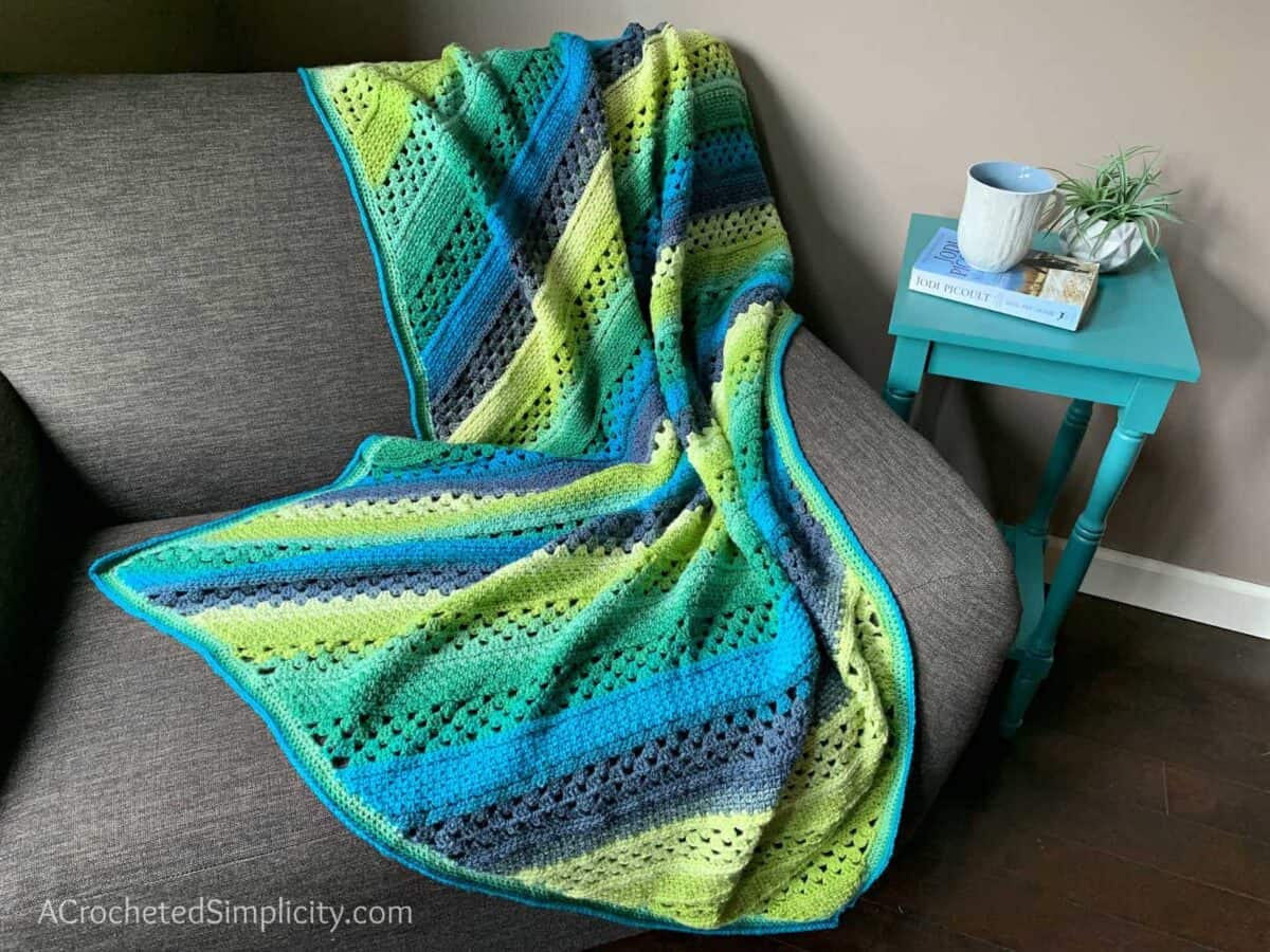 25 Free & Premium C2C Crochet Blanket Patterns - KnitterKnotter