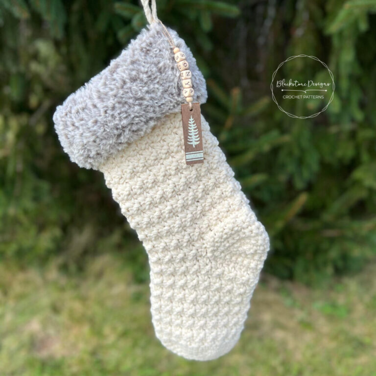 30 Crochet Christmas Stocking Patterns for Families - KnitterKnotter