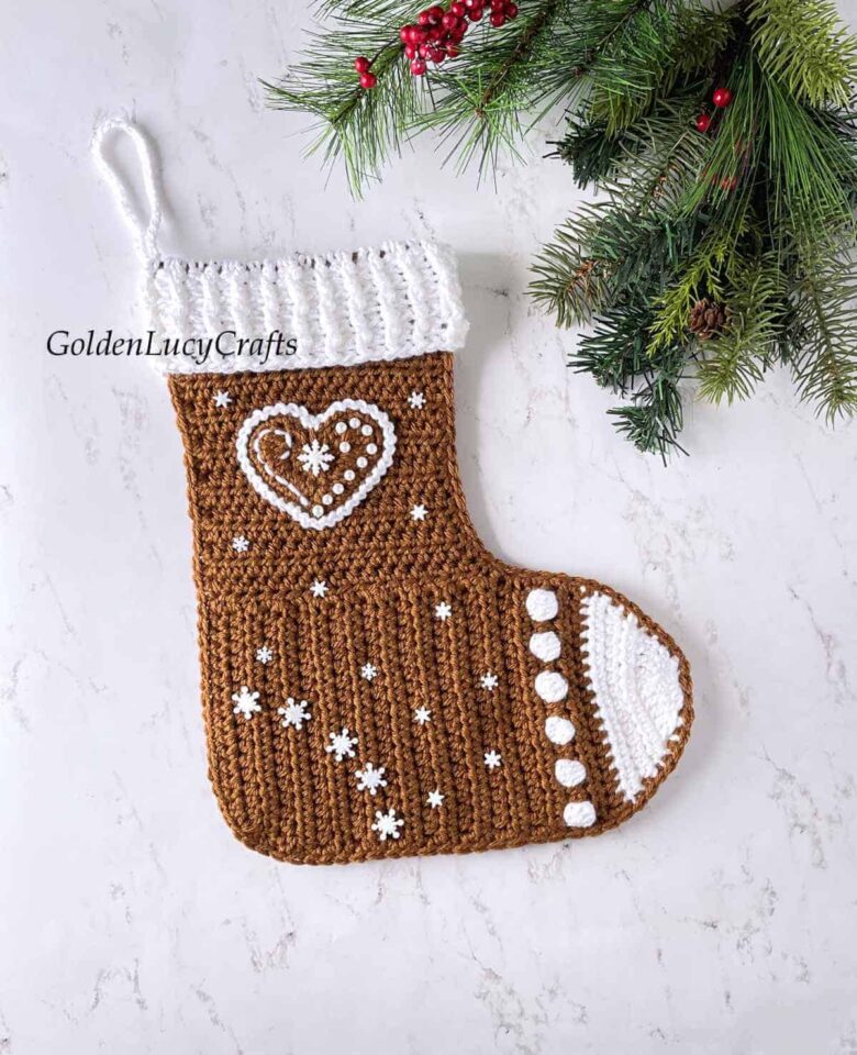 30 Crochet Christmas Stocking Patterns for Families - KnitterKnotter