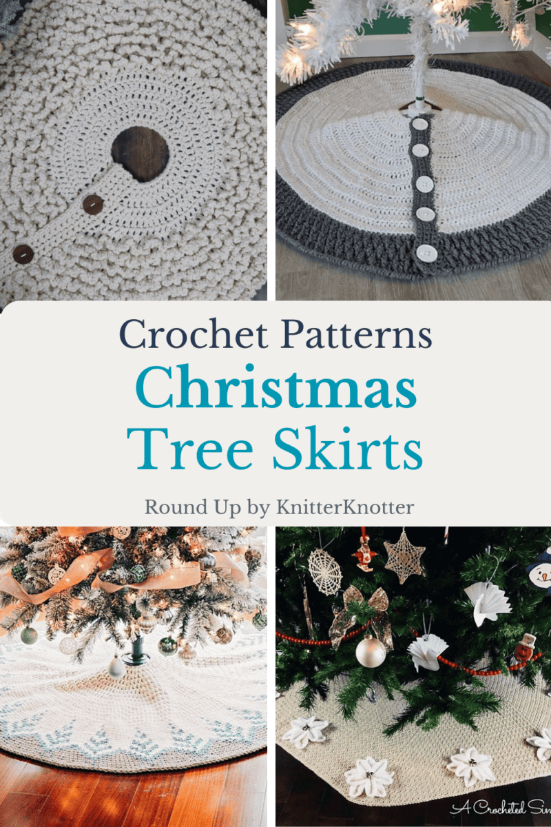 The Best Crochet Christmas Tree Skirt Patterns - KnitterKnotter