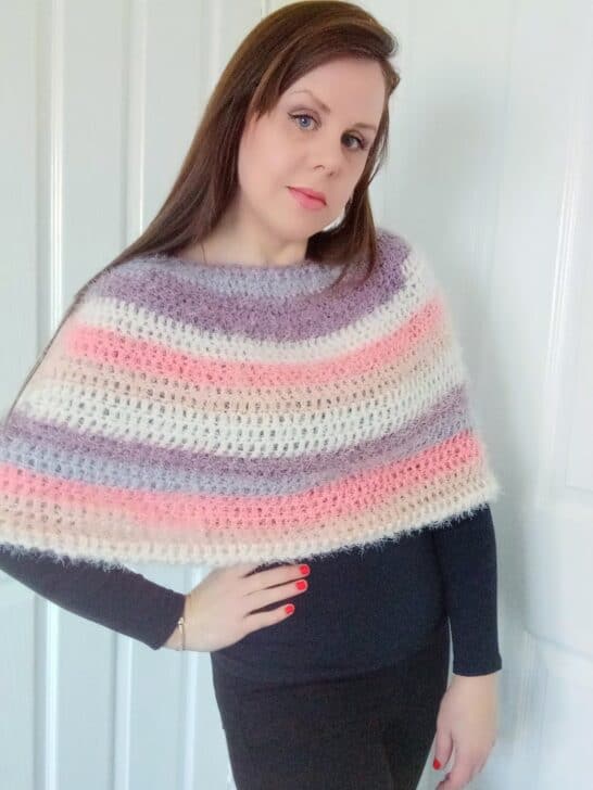 20 Free Crochet Poncho Patterns: Beginners & Bold! - KnitterKnotter