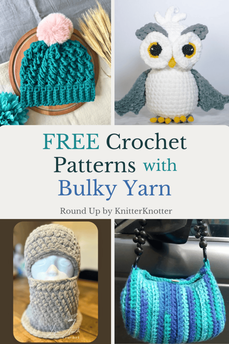 31 Free Blanket and Bulky Yarn Crochet Patterns - KnitterKnotter