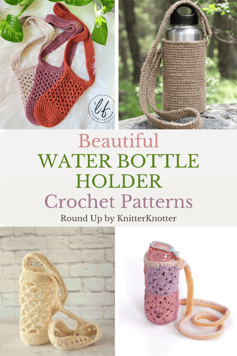 16 Free Crochet Water Bottle Holder Patterns to Make & Gift ...
