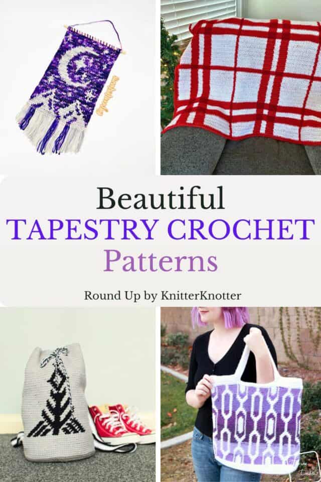 24 Free Tapestry Crochet Patterns & Tips for Beginners! - KnitterKnotter