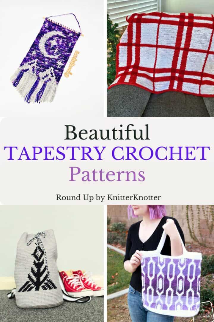 24 Free Tapestry Crochet Patterns & Tips for Beginners! - KnitterKnotter