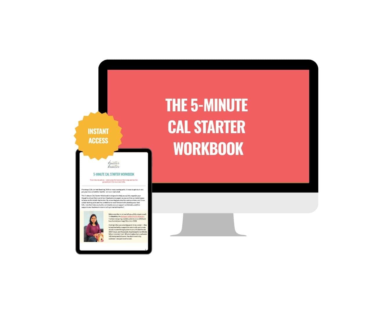5-Minute CAL Starter Workbook - KnitterKnotter